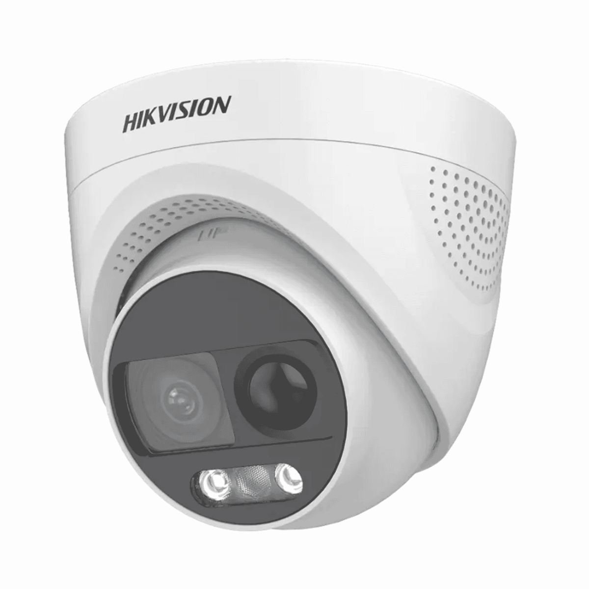 Hikvision 8MP ColorVu Turret Camera, 2.8mm, PIR & Siren DS-2CE72UF3T ...